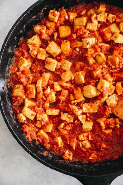 Copycat Chipotle Sofritas [Spicy Tofu] - The Healthy Maven