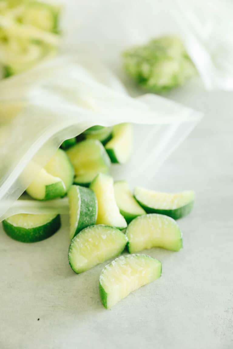 How to Freeze Zucchini [Sliced + Shredded] - The Healthy Maven