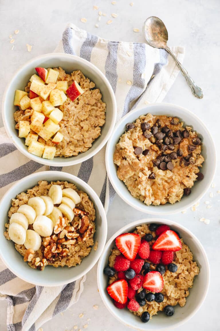 How to Make Oatmeal [Stovetop + Microwave] -The Healthy Maven