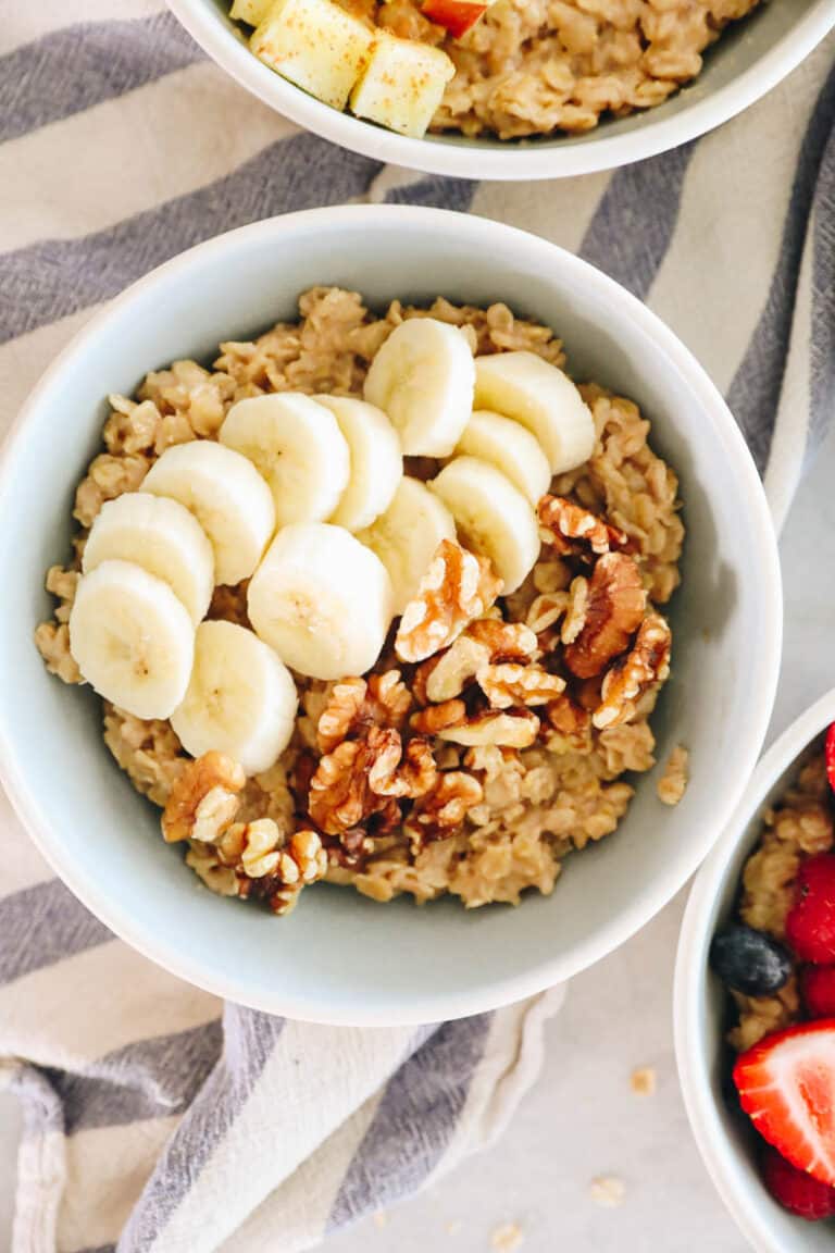 How to Make Oatmeal [Stovetop + Microwave] -The Healthy Maven