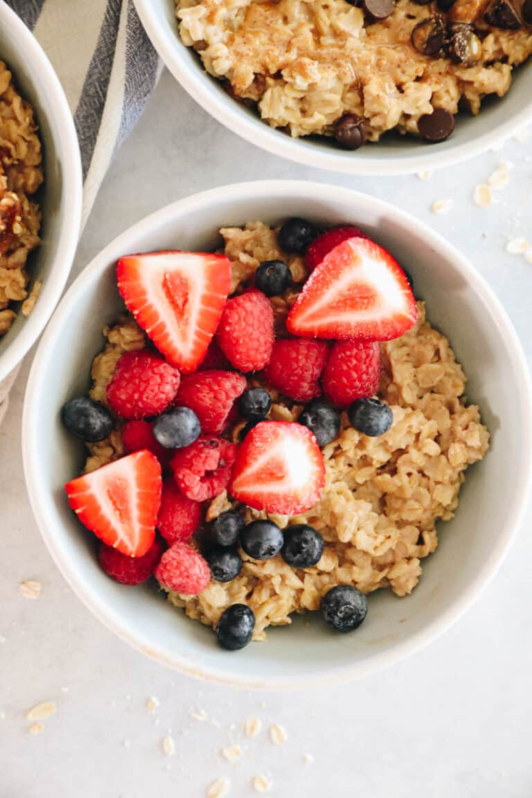 How to Make Oatmeal [Stovetop + Microwave] -The Healthy Maven