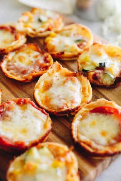 Mini Tortilla Pizzas [In a Muffin Tin!] - The Healthy Maven