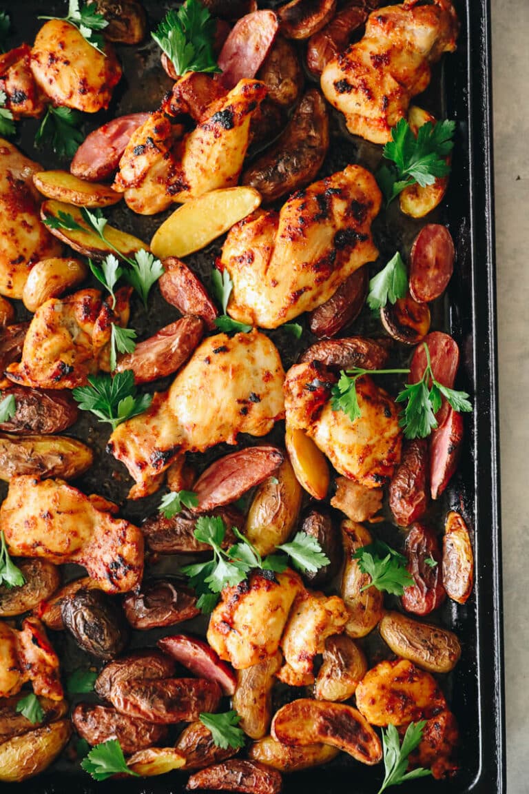 Sheet Pan Peri Peri Chicken - The Healthy Maven