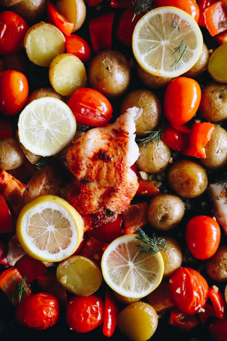 Sheet Pan Baked Cod Recipe - The Healthy Maven