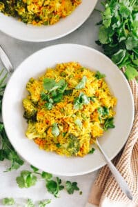 Coconut Curry Rice with Veggies - The Healthy Maven
